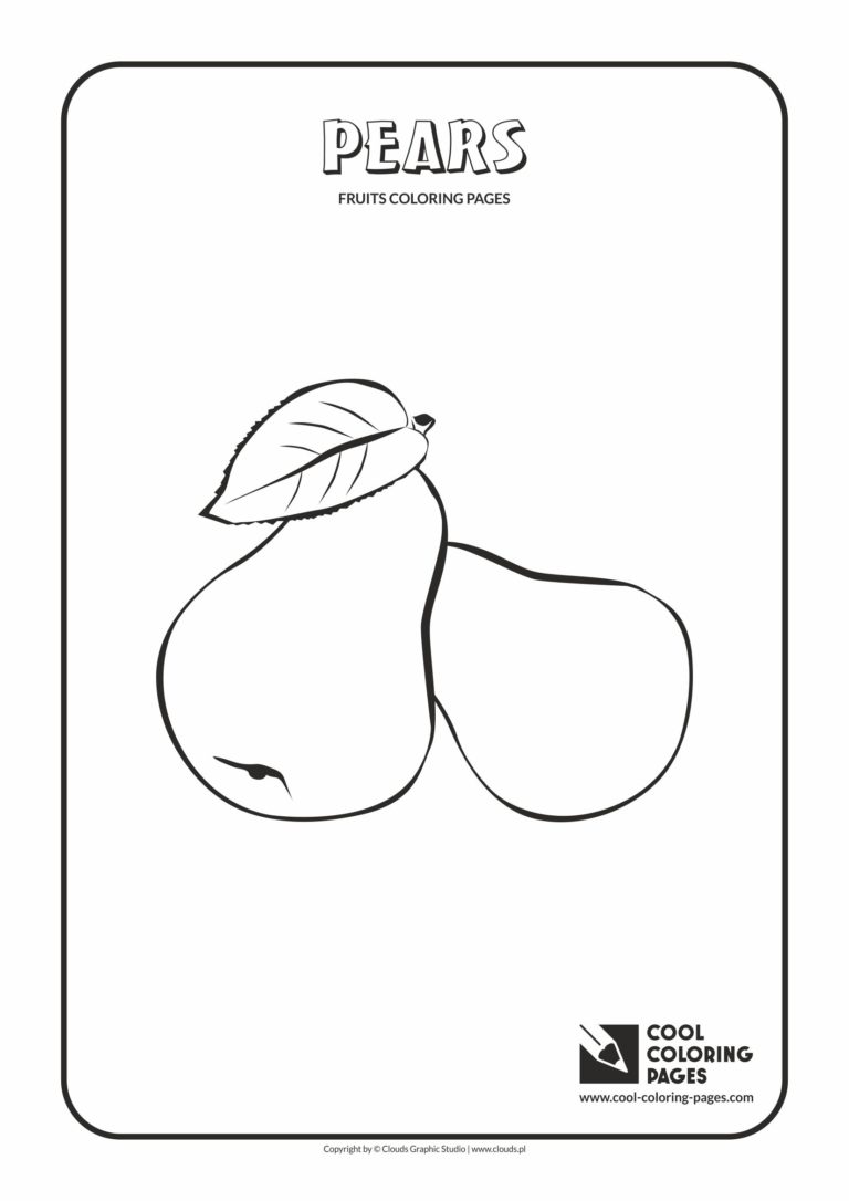 Cool Coloring Pages pear coloring pages Archives - Cool Coloring Pages ...