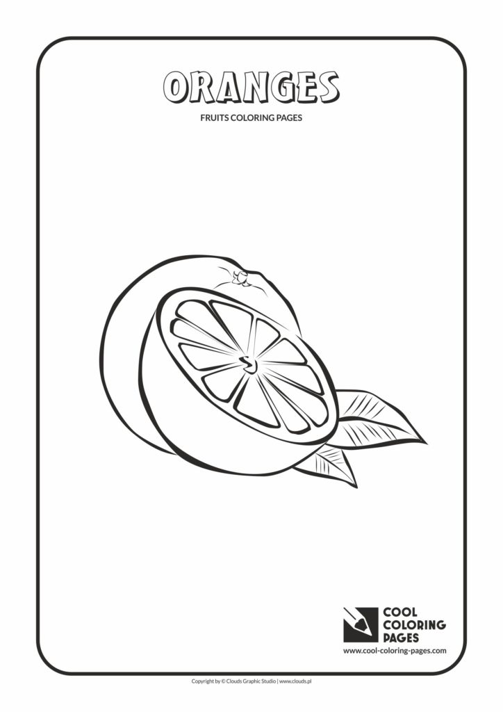 Cool Coloring Pages Oranges coloring page - Cool Coloring Pages | Free ...
