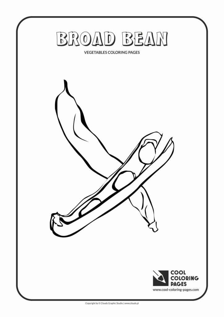 Cool Coloring Pages broad bean free coloring page Archives - Cool ...