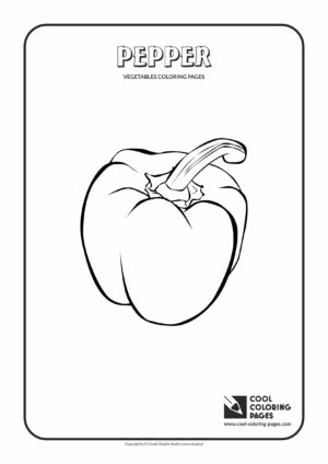Cool Coloring Pages Pepper coloring page - Cool Coloring Pages | Free ...