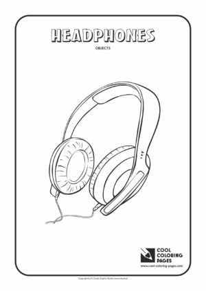 Cool Coloring Pages Headphones - Cool Coloring Pages | Free educational ...