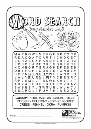 Cool Coloring Pages Word search vegetables no 3 - Cool Coloring Pages ...