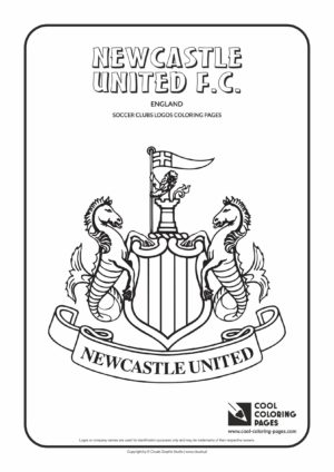 Cool Coloring Pages Newcastle United F.C. logo coloring page - Cool ...